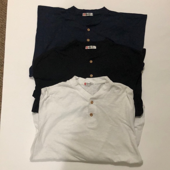 H2H | Shirts | Lot Of H2h Mens Henley Shirts | Poshmark